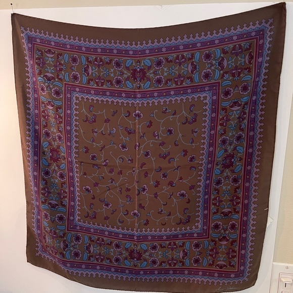 Accessories | Vintage Simone Johansen Silk Scarf | Poshmark